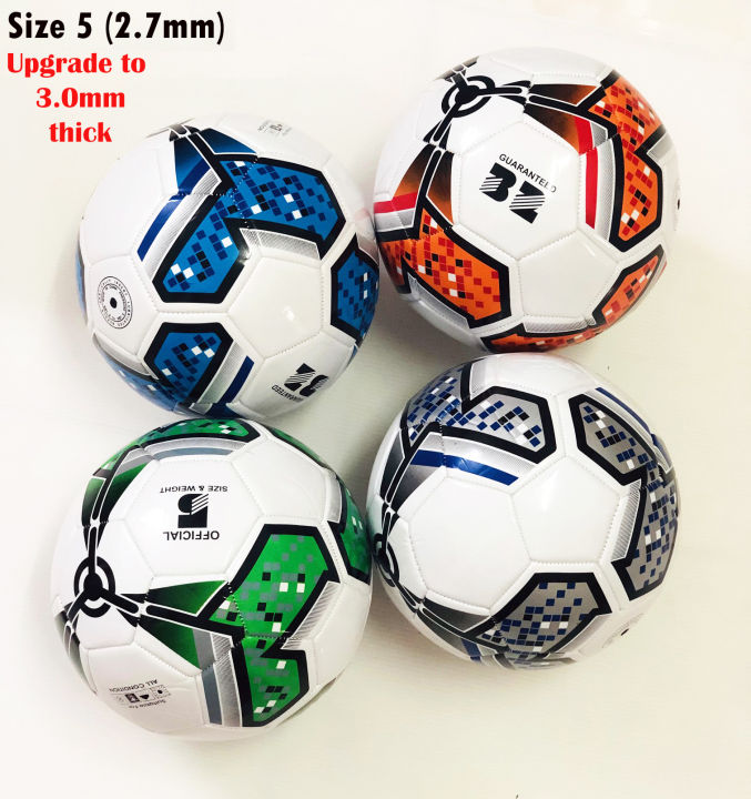 Ready Stock # Size 5 (3.0mm) Football Soccer Ball Bola Sepak Ukuran 5 ...