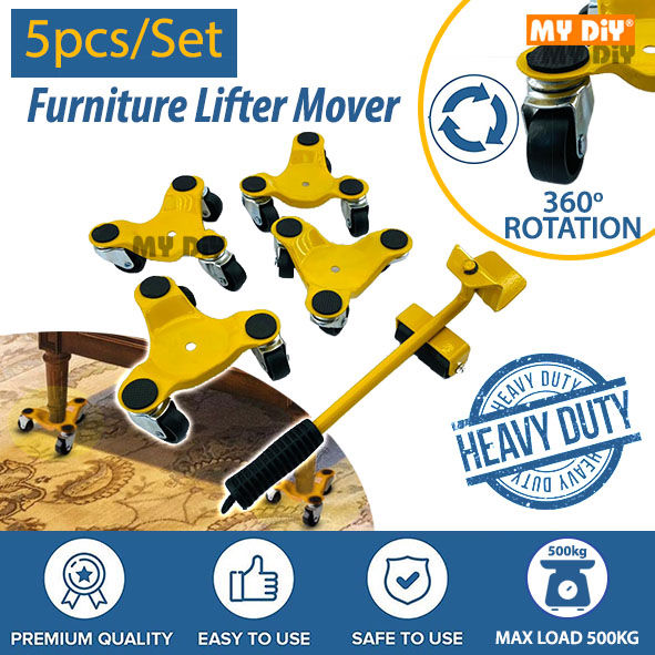 MYDIYSDNBHD - Heavy Duty 5pcs/Set Furniture Lifter Mover Transport ...