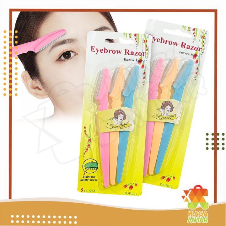 NAS Cukuran Alis Isi 3/ Eyebrow Razor / Pisau Cukur Alis / Alat ...