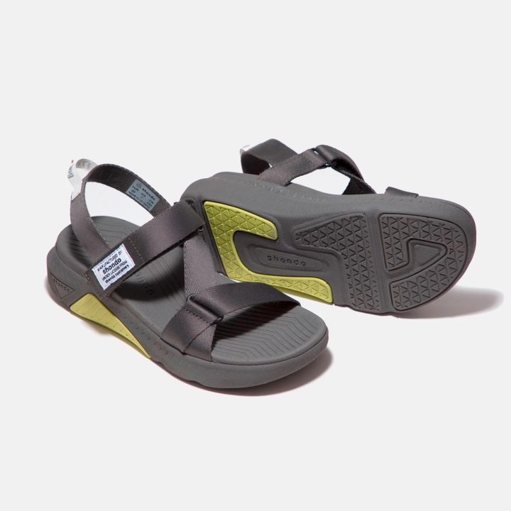 Shondo F7 Racing Men's Sandals - Grey/Lime | Lazada Singapore