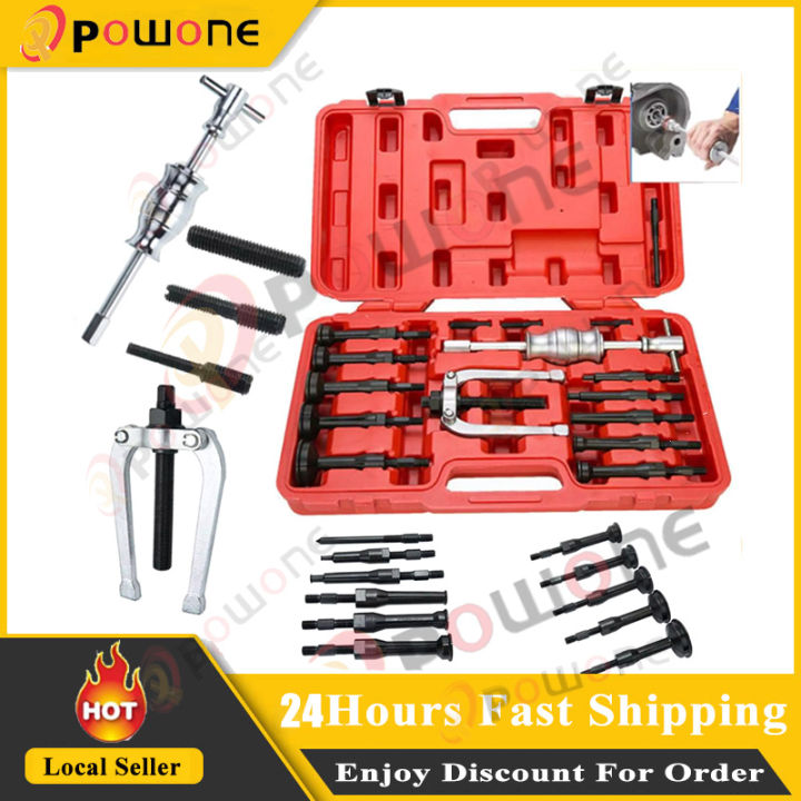 16PCS Blind Hole Pilot Bearing Puller Internal Extractor Removal Slide ...