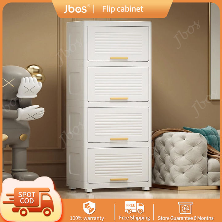 JbosHome Cabinet Drawer Flip Top Storage Box Plastic Megabox Wardrobe ...
