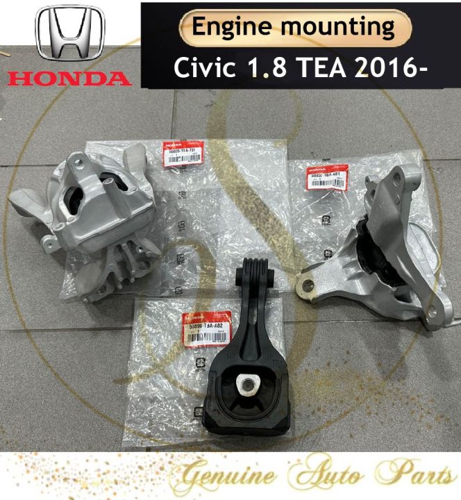 (100% ORIGINAL) HONDA CIVIC FC TEA 1.8 ENGINE MOUNTING SET 50820-TEA-T11 50850-TBA-A81 50890-TBA ...