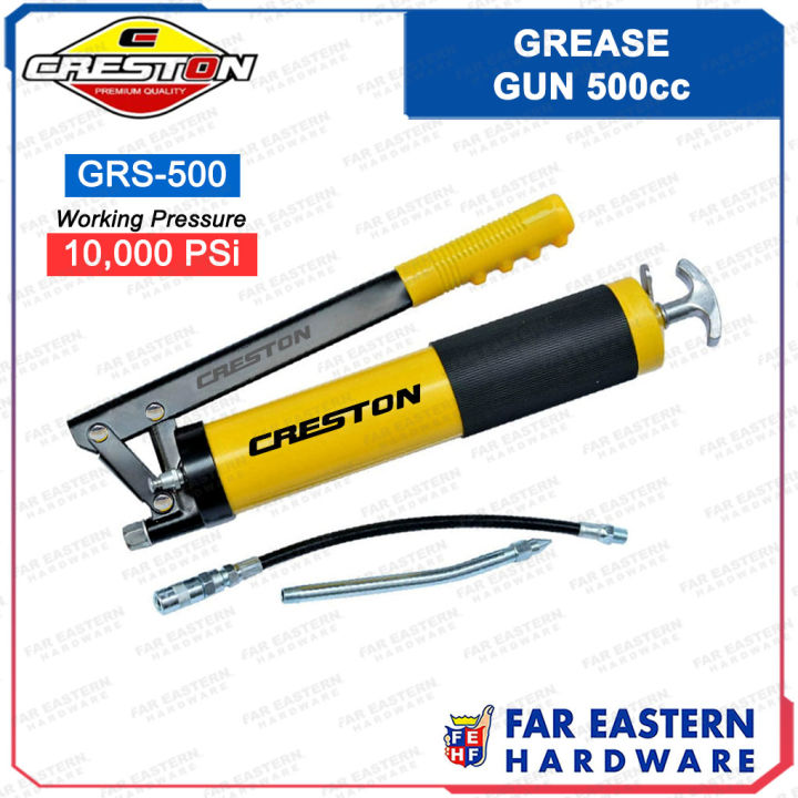 CRESTON Grease Gun 500cc Hand Operated GRS-500 CRHT | Lazada PH