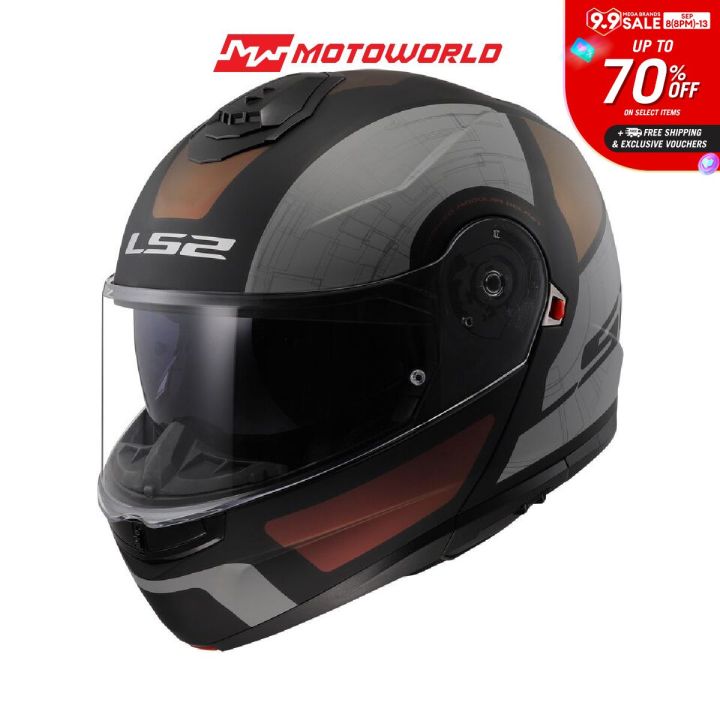 LS2 Motorcycle Modular Helmet FF908 Strobe II Orion | Lazada PH
