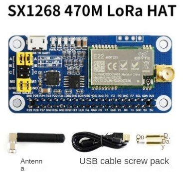 Raspberry Pi SX1262 / 1268 LoRa Wireless Communication Module 433/470 ...