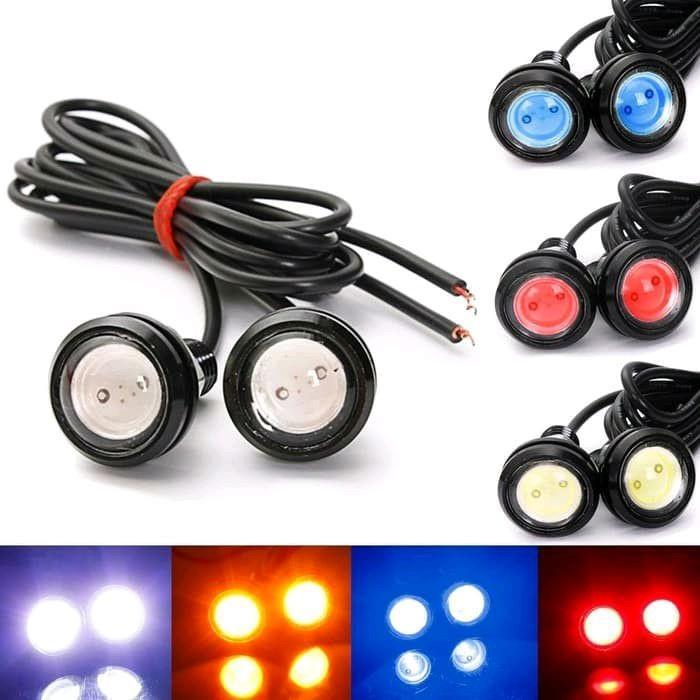Lampu led DRL mata elang eagle eye 12v mobil motor | Lazada Indonesia