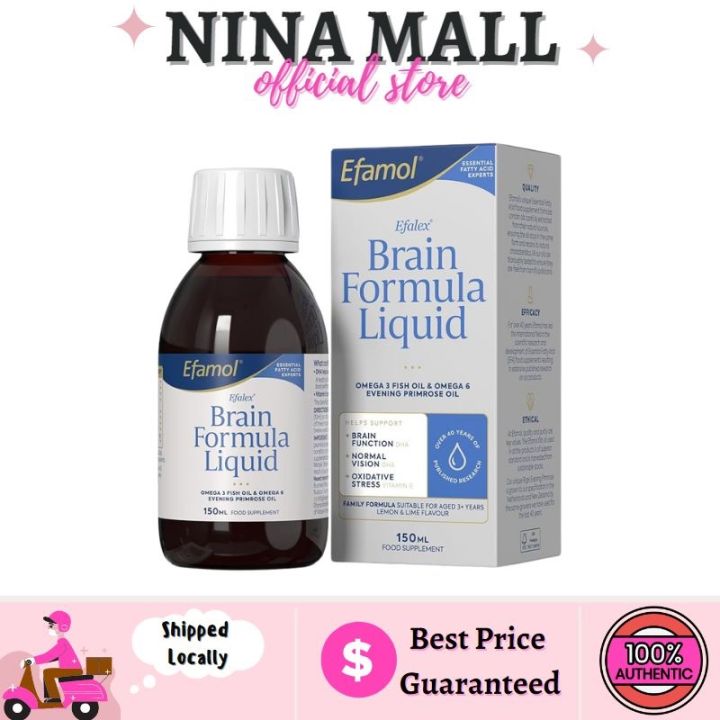 [SALE] Efalex Brain Formula Liquid 150ml (Brain Function) [Ninamall.sg ...