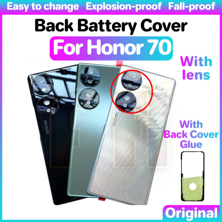 Back Battery Cover Glass Housing For huawei honor 70 Rear Housing Glass ...