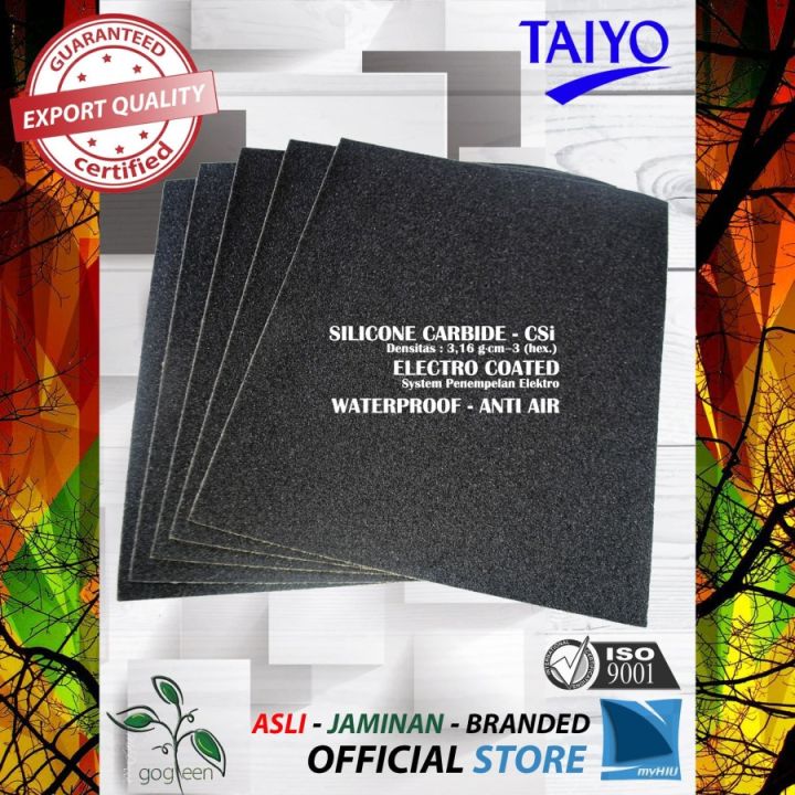 Amplas Isi 5 Lembar Grit 1000 Kertas Pasir Abbrasive Sand Paper TAIYO ...