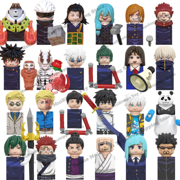 WM Blocks 6139 6140 6149 Jujutsu Kaisen Anime Bricks Dolls Gojo Yuta ...