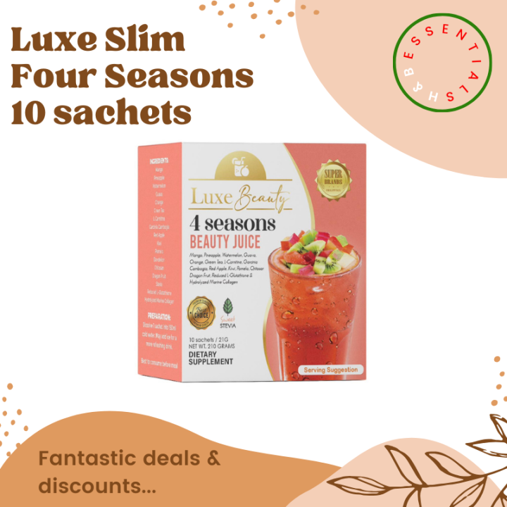 (COD) Luxe Slim 4 Seasons Beauty Juice by Anna Magkawas | Lazada PH