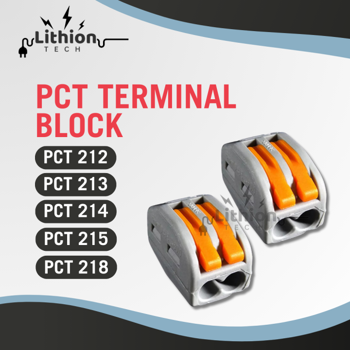 PCT Terminal Block - Wire Connectors Conductor Terminals Wire Parallel ...
