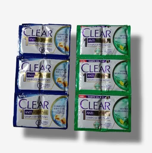 Clear Shampo kemasan sachet isi 12 pcs | Lazada Indonesia