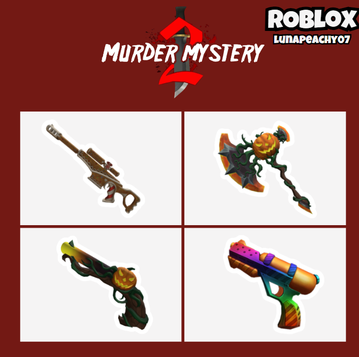 Murder Mystery 2 MM2 SUPER HIGH TIER Godlys roblox robux gamecard ...