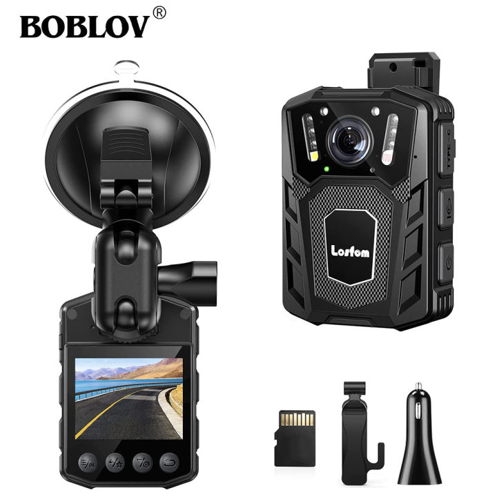 BOBLOV WD1 Body Camera with Audio, HD 1080P 128GB Police Body Camera ...