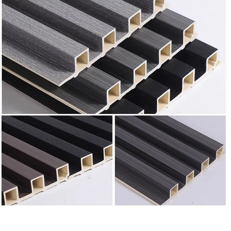 WPC Wood Wallpaper Sticker Waterproof Grille Design Ecological Board ...