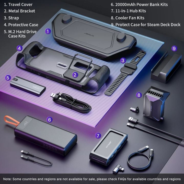 CODJSAUX Steam Deck OLED ModCase Ultimate Kit Gaming Console ...