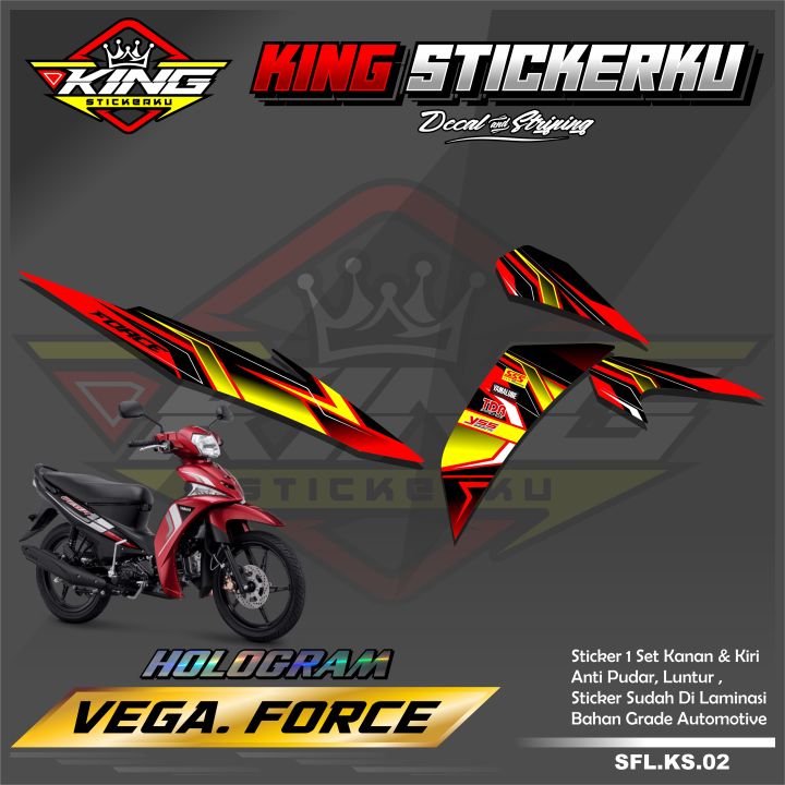 Sticker Striping Variasi Vega Force - Stiker Striping Motor Vega Force ...