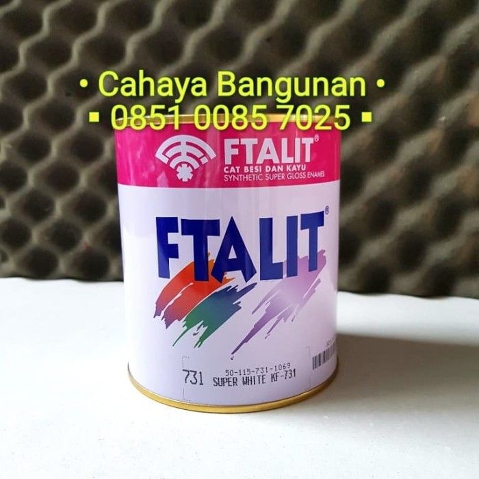 CAT MINYAK FTALIT KANSAI KAYU BESI WARNA KALENG 1KG 1LITER 1 LT LITER ...