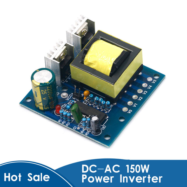 150W boost circuit board DC 12V to AC 110V 220V 20KHZ boost transformer ...
