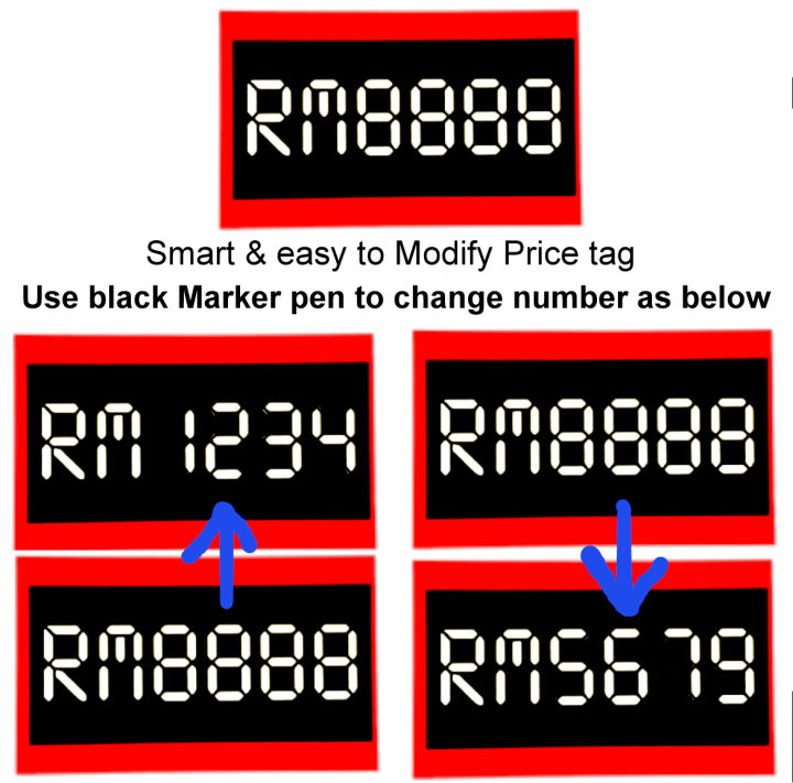 DIY card price Tag / custom price tag card / Tanda harga DIY / Label ...