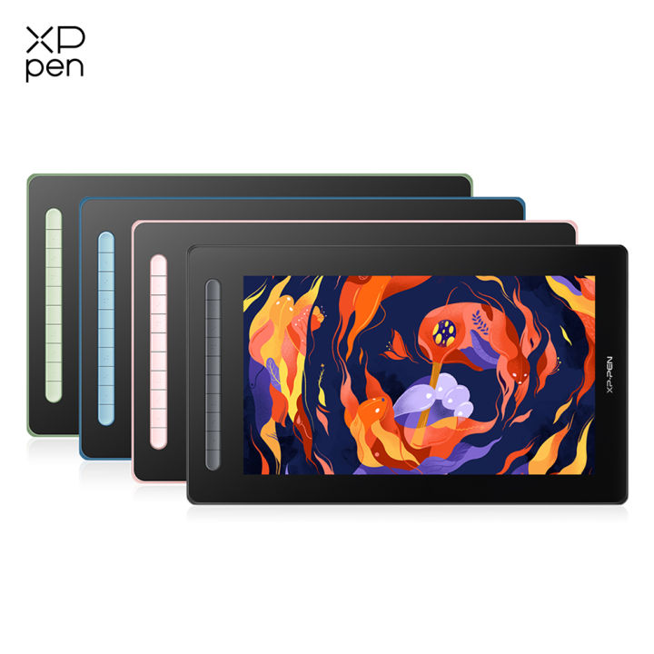 XPPen Artist 16 Graphic Tablet Monitor Drawing Pen Display 127 sRGB X3 ...