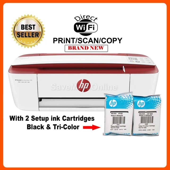 HP Deskjet ink Advantage 3788 All-in-One Wi-FiWi-Fi Direct Printer ON ...
