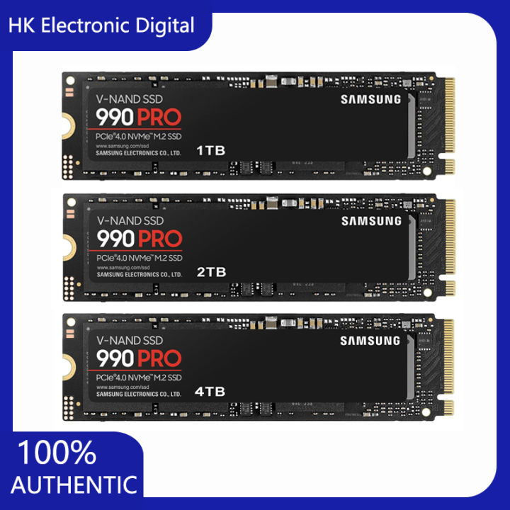 SAMSUNG 990 PRO SSD 1TB 2TB 4TB PCIe 4.0 M.2 2280 Internal Solid State ...