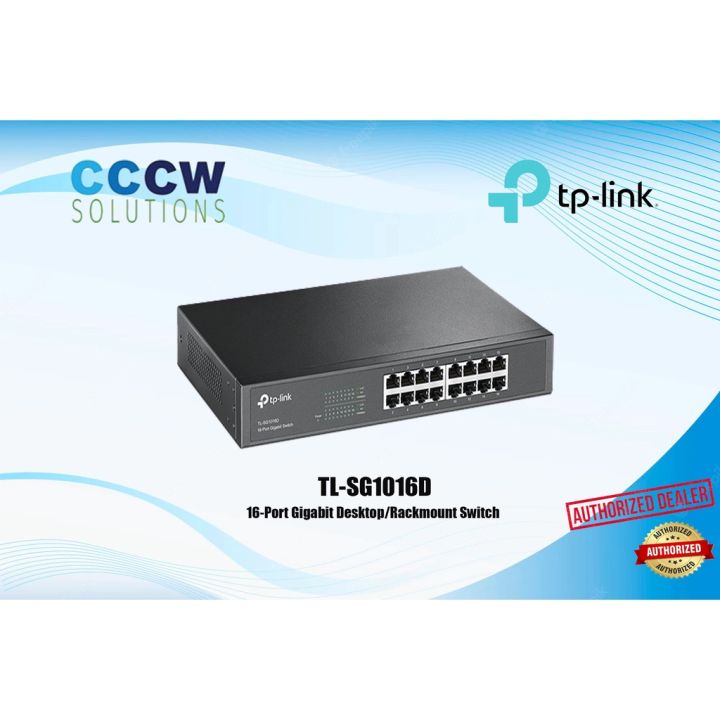 Tp Link TL-SG1016D 16-Port Gigabit Switch | Lazada PH