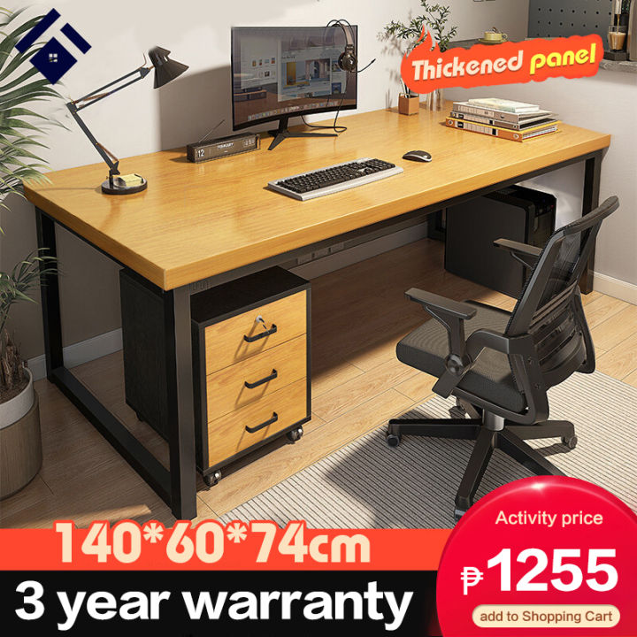 upsen Wooden Durable Computer Desk Laptop Table for Home Office Working ...