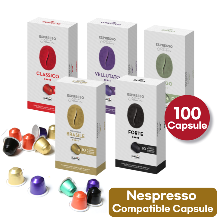 (100CT) CAFFITALY Nespresso Compatible Coffee Capsule | Lazada PH