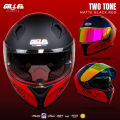 GILLE 135 V1 Two Tone Dual Design Visor Full Face Motorcycle Helmet ...