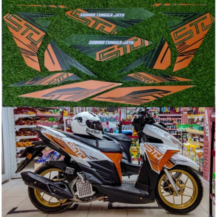 (COD) VARIO LED - STRIPING TRANSPARAN HONDA VARIO LED LIVERY BUS SUDIRO ...