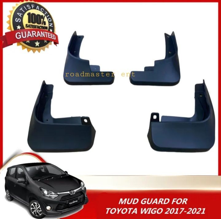 Toyota Wigo 2017-2022 Mud Guard Mud flap with Screw ( wigo mudguard ...
