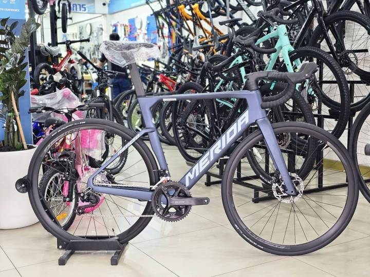 จักรยาน MERIDA REACTO GenIV 4000 2025 สี MATT MOUNTAIN BLUE (BLACK ...