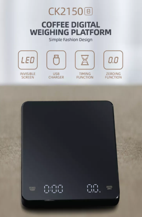 Rechargeable Electronic Scale | Great For Kitchen And Coffee Shop Use ...