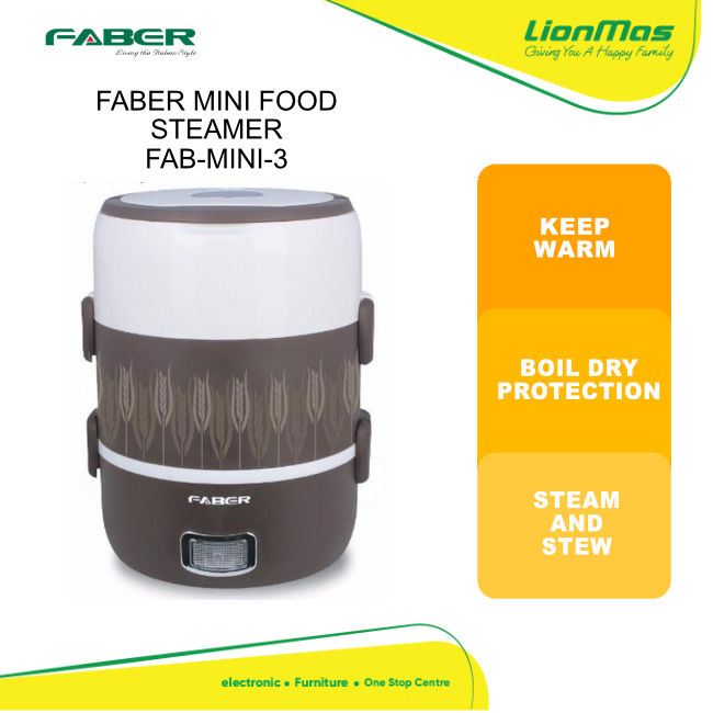 FABER MINI FOOD STEAMER FAB-MINI-3 | Lazada