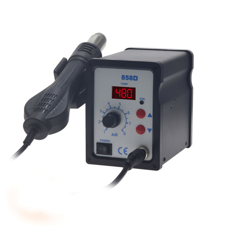 858D Hot Air Rework Station Digtal LCD Display Hot Air Soldering ...