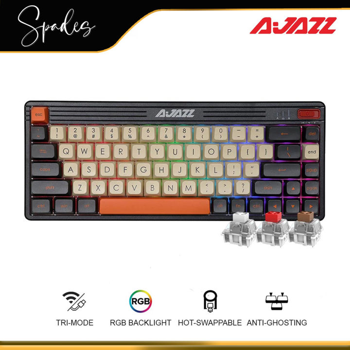 Ajazz K690T Wireless Mechanical Keyboard Tri-Mode 69 Keys 65% Hot ...