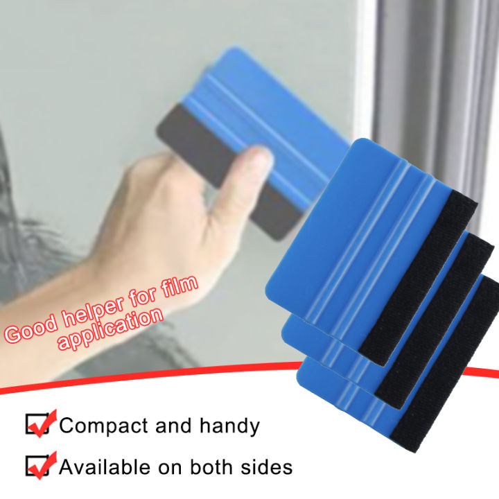 Plastic Car Vinyl Squeegee Decal Wrap Application Tool Soft Felt Edge ...