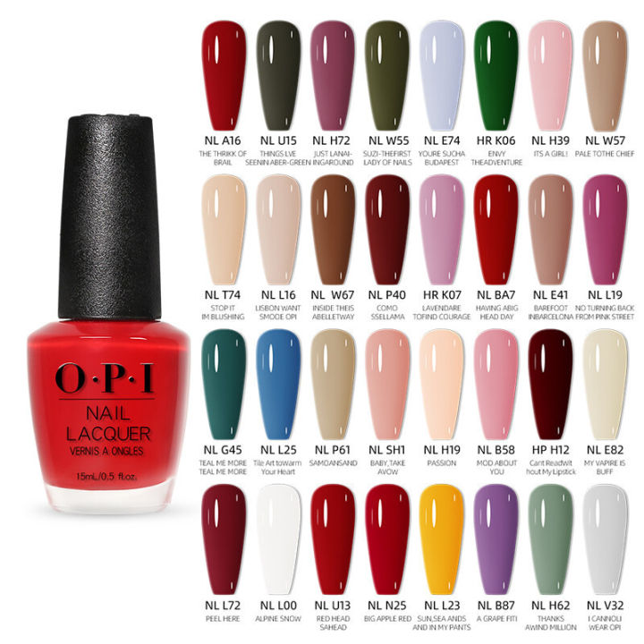 OPI 289 Colors 15mL Regular Nail Lacquer Air Dry Normal Nail Polish ...