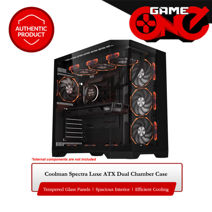 Coolman Spectra Luxe ATX Dual Chamber PC Case | Lazada PH