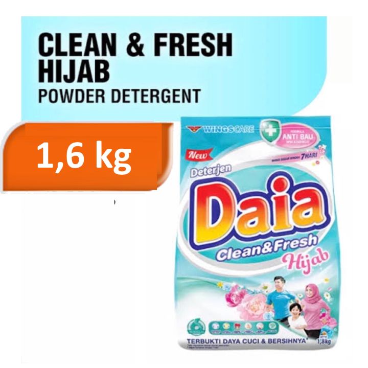 Daia Deterjen Bubuk Clean & Fresh Hijab 1.7 kg | Lazada Indonesia