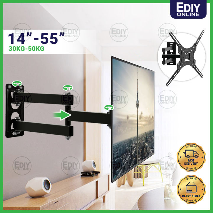 【NEW】 14 - 55 Inches Telescopic Rotation UNIVERSAL LCD LED PLASMA SLIM ...