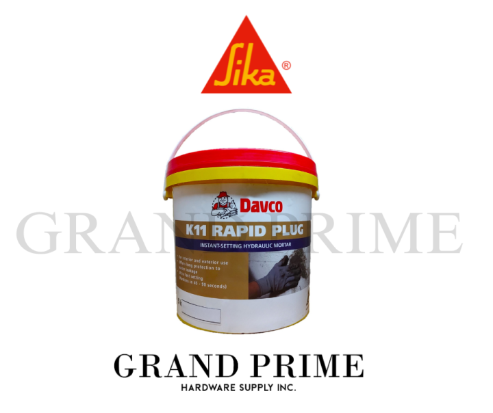 Sika Davco K11 Rapid Plug 5KG - Fast-Setting Waterproofing Solution for ...