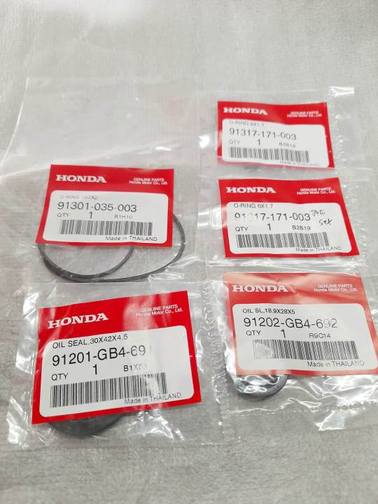 Honda Original Genuine Parts Magneto Kit Oil Seal Set XRM 110,125 Wave ...
