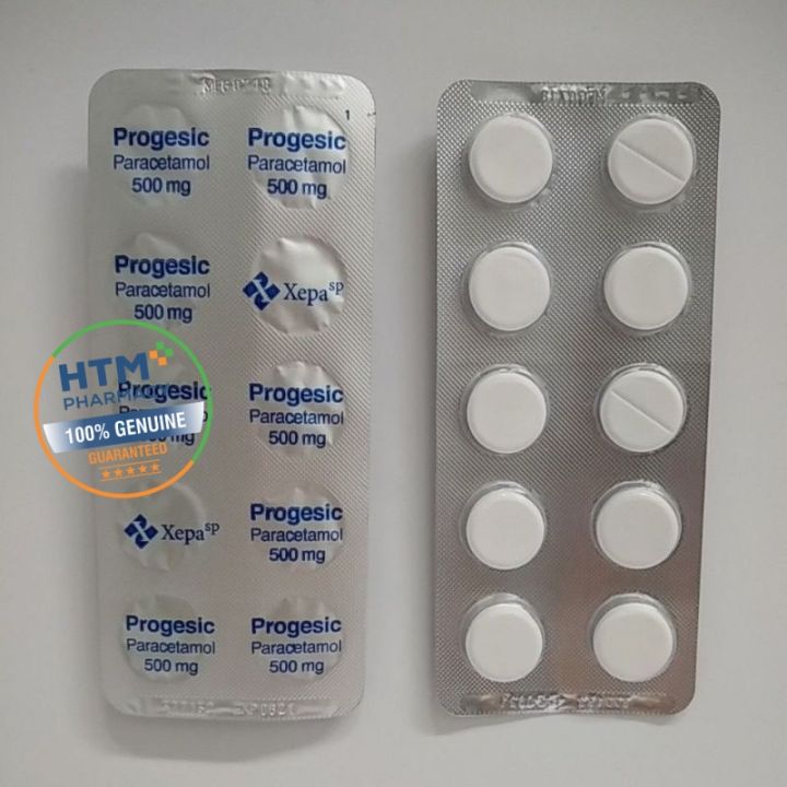 PROGESIC 500MG TAB 10'S | Lazada