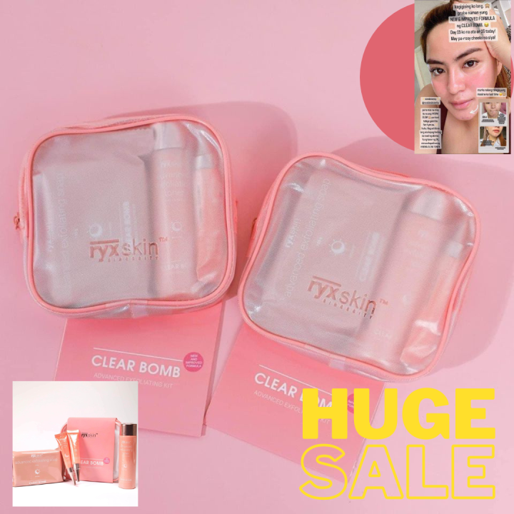Original CLEARBOMB ADVANCED EXFOLIATING KIT By Ryx Skin | Lazada PH