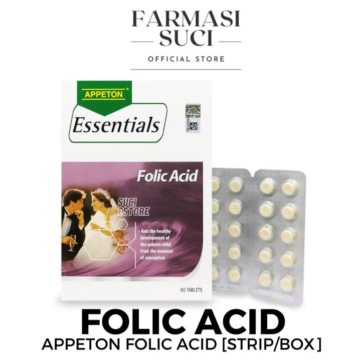 APPETON Essentials Folic Acid 90 Tablets | Lazada